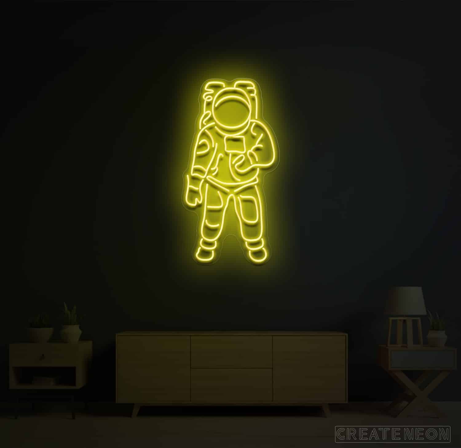 Buy Astronaut Space LED Neon Sign! Outer space feels!