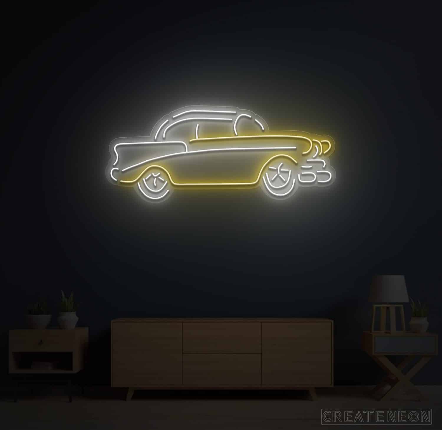 Buy Classic Car Neon Sign For Home Decor | Free Shipping USA