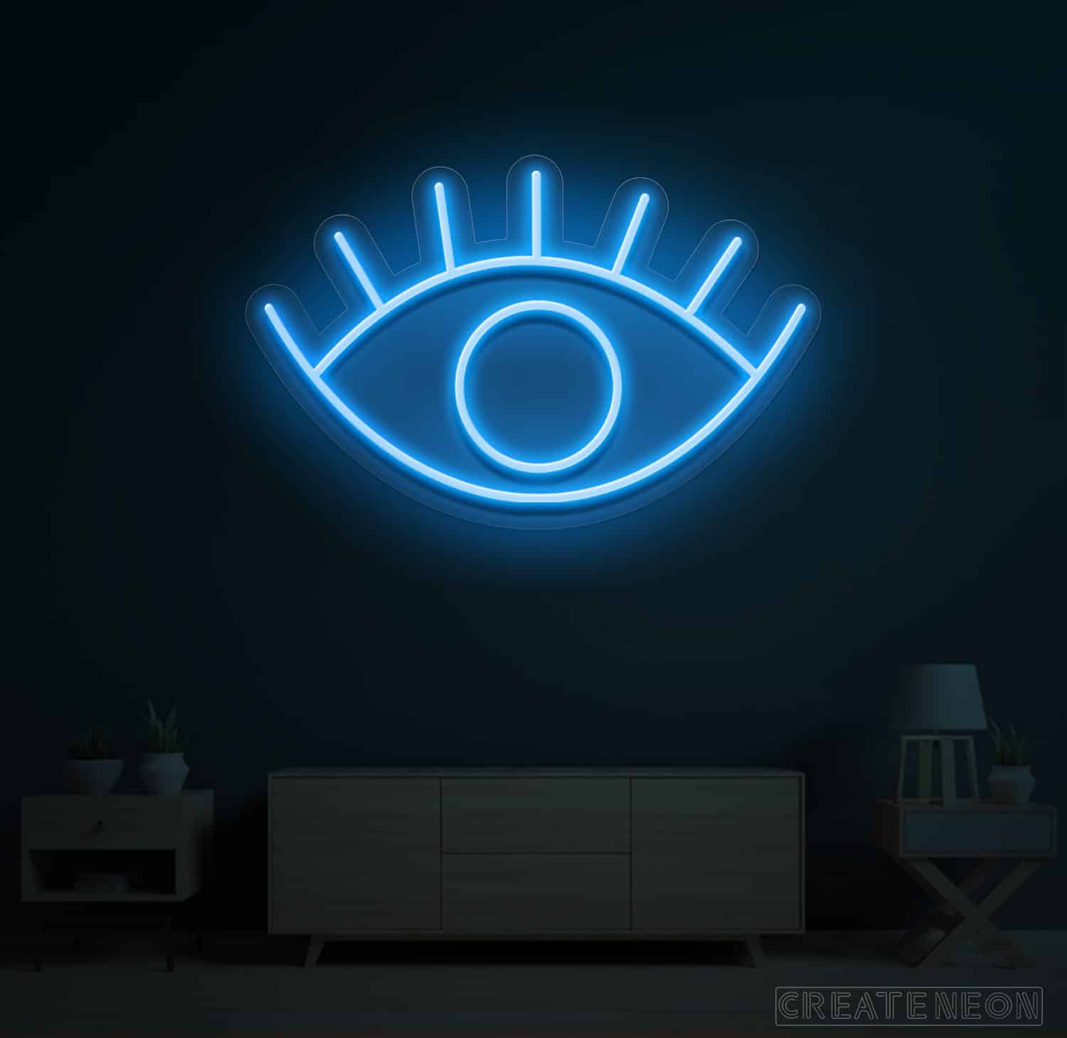 Eye Neon Sign An Ideal Pick For Your Bedroom To Wake You Up