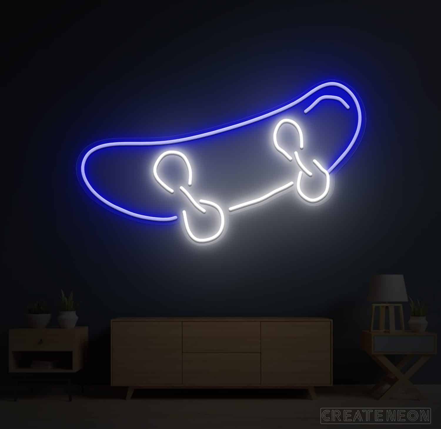 Skateboard Neon Sign - CreateNeon.Com.Au - For Skateboarding junkies!