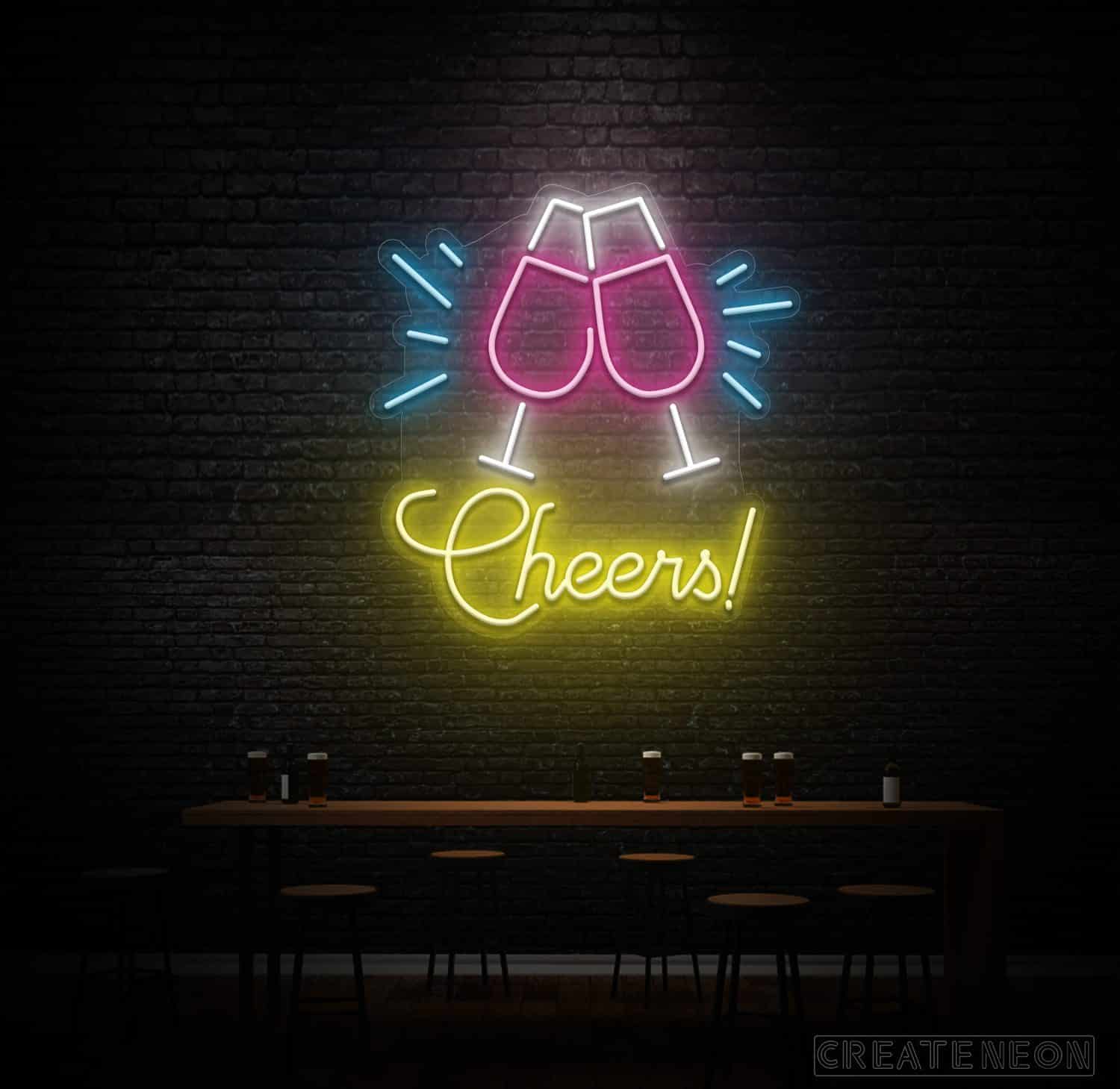 Cheers Neon Sign | Amazing to hang your favorite chill zone